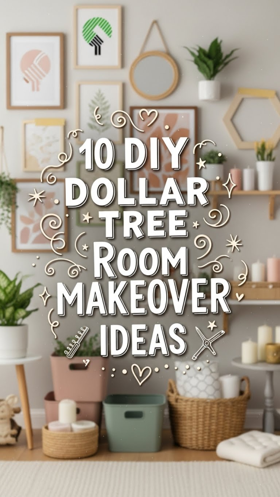 10 DIY Dollar Tree Room Makeover Ideas