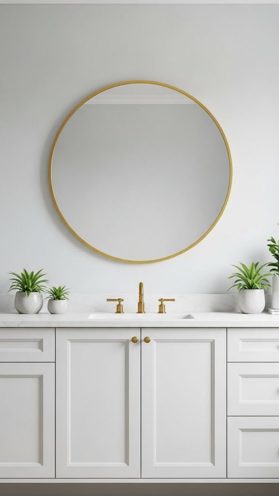 10 Bathroom Gold Accents Ideas
